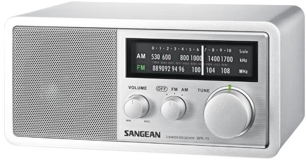 Sangean Wr-11 Fm/am Wooden Cabinet Receiver White - Radios (PER.704518)