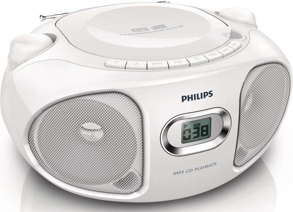 Philips Az305w/12 CD Soundmachine Compact Design Mp3/cd White - Cd ...