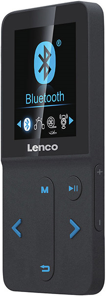Lenco Xemio-280 8GB Bluetooth MP3 Player Blue - Mp3 player (PER.707628)