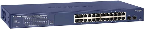 Netgear gs724tp Managed L2/l3/l4 Gigabit Ethernet (10/100/1000) POE 1U ...