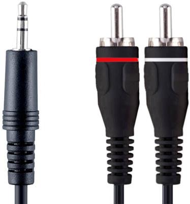 Bandridge Val3402 Portable Audio Cable 3.5mm M/2xrca M 2M - Καλωδιο ...