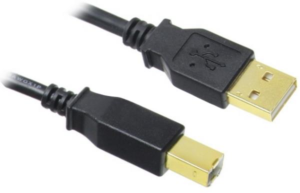 Inline Usb2.0 Cable A TO B Gold Plated 1M Black - Καλωδιο συνδεσης ...