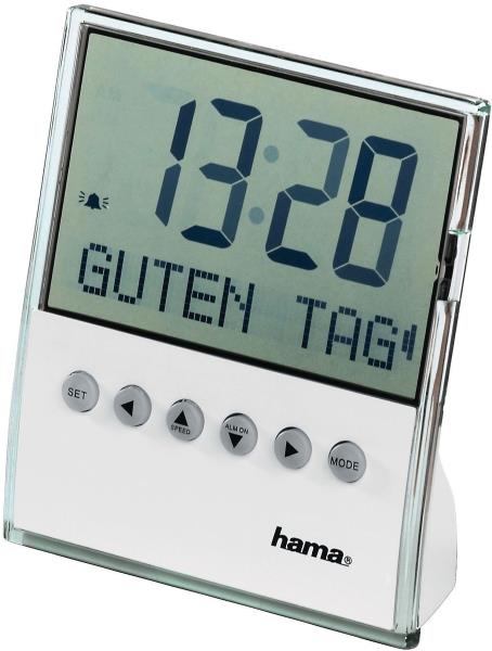 Hama 104955 Message Travelling Alarm Clock White - Ρολογια (PER.754880)