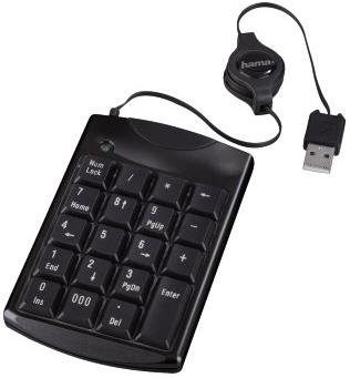 Hama 53820 Slimline Keypad Sk140 Black - Πληκτρολογιο (PER.755209)