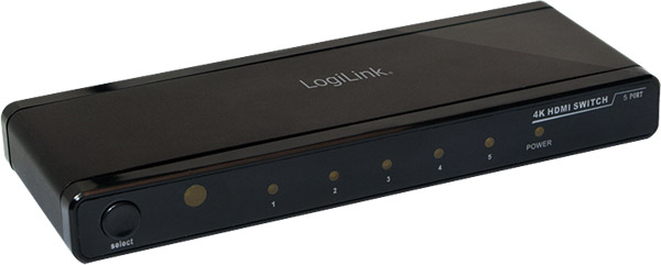 Logilink Hd0013 4K Hdmi Switch 5X1 With Remote Control - Converters ...