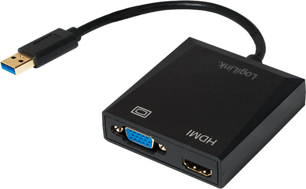 Logilink Ua0234 USB 3.0 TO Vga/hdmi Combo Adapter - Converters (PER.757134)