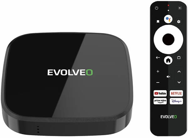 Evolveo Multimedia BOX A4, 4K Ultra HD, 32 GB, Android 11 - Media ...
