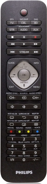 Philips Srp5016/10 6in1 Universal Remote Control - Remote control (PER ...