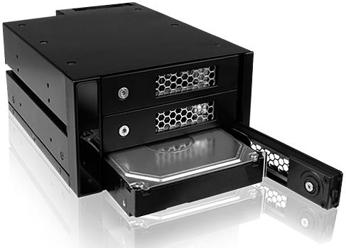 Raidsonic ICY BOX Ib-543ssk 3-bay Trayless Dual Channel Sata/sas HDD ...