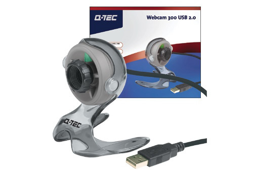 Q-tec 14082 Webcam 300 USB 2.0 - Web cameras (PER.802256)