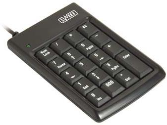 Sweex Portable USB Keypad AND 2 Port HUB - Notebook accessories (PER ...