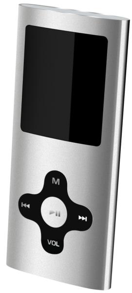 Sweex Vidi MP4 Player Silver 4GB - Mp3 player (PER.803411)