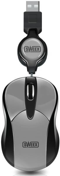 Sweex Notebook Optical Mouse Rambutan Silver USB - Ποντικια (PER.803467)