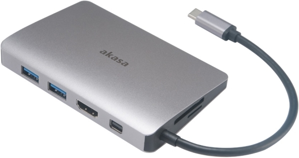 Akasa Ak-cbca16-18bk USB 3.1 Type-c 9-in-1 Dock - Usb hub (PER.807226)