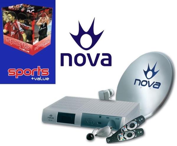 Novabox HD PVR 865 - Δορυφ. Κεραια + Nova Sports + Value Pack - - (PER ...