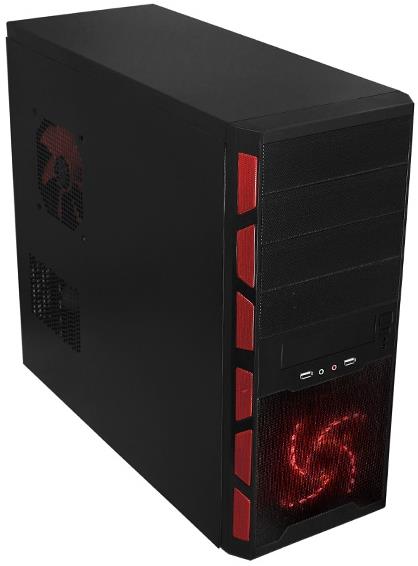 Raidmax Cyclone Black/red - Κουτια - cases (PER.808677)