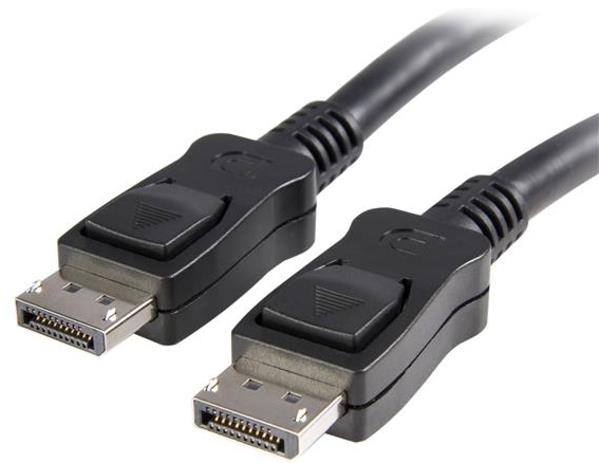 Startech Displayport Cable With Latches M/M 3M Black - Καλωδιο συνδεσης ...
