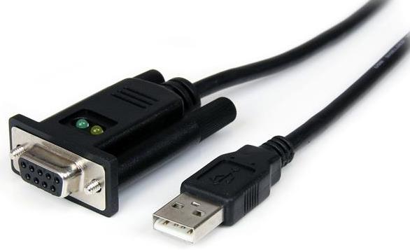 Startech 1 Port USB TO Null Modem Rs232 DB9 Serial DCE Adapter Cable ...