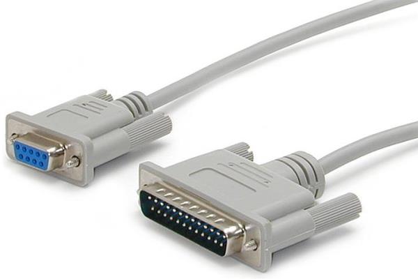 Startech Cross Wired DB9 TO Db25 Serial Null Modem Cable F/M 3M ...
