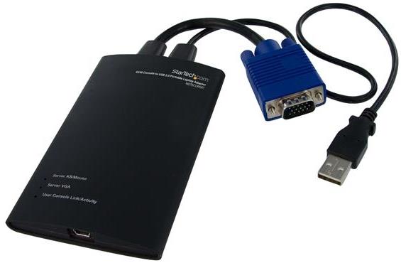 Startech KVM Console TO USB 2.0 Portable Laptop Crash Cart Adapter ...