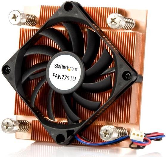 Startech 1U LOW Profile 70mm Socket 775 CPU Cooler FAN W/ Heatsink ...