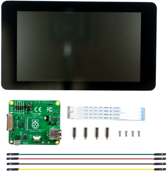 Raspberry PI 3 Official 7'' Touchscreen Display - Raspberry (PER.817964)