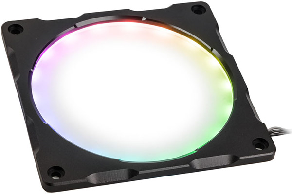 Phanteks Halos LUX 120mm Digital RGB LED FAN Frame Aluminum Black ...