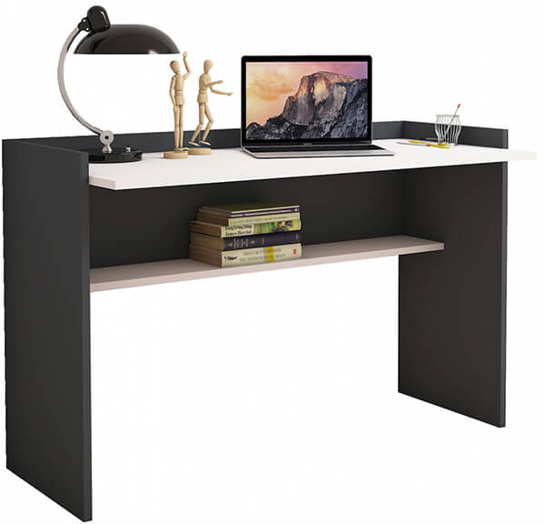 Γραφειο Ανθρακι Λευκο Hm9227.03 118x58x80 ΕΚ. - Επιπλα γραφειου (PER ...