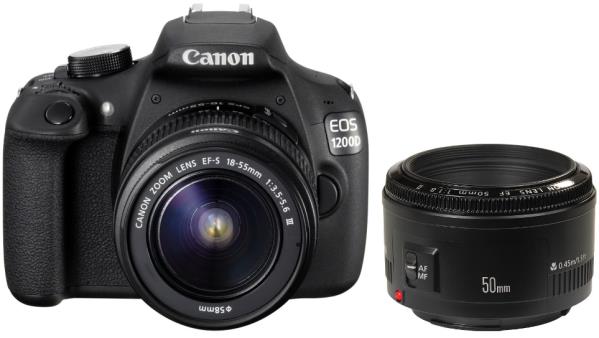 Canon EOS 1200d KIT + Ef-s 18-55mm DC III + EF 1.8/50 - Ψηφιακες ...