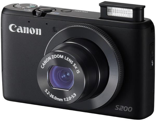 Canon Powershot S200 Black - Ψηφιακες φωτογραφικες μηχανες (PER.862739)