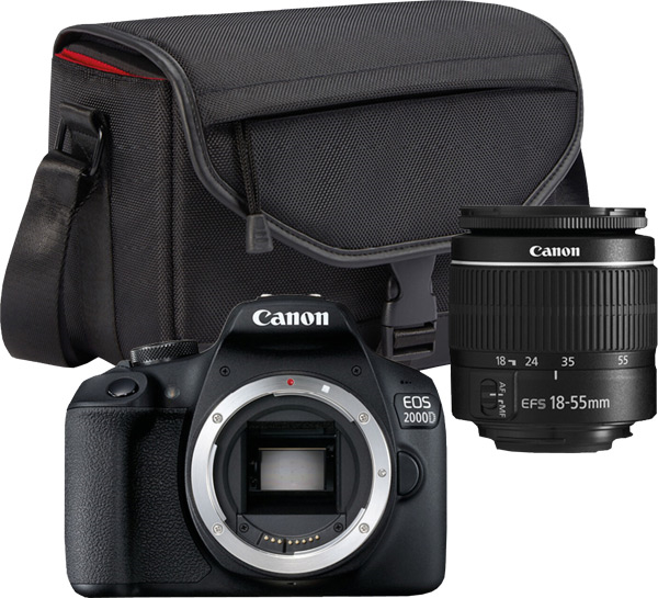 Canon EOS 2000d + 18-55mm F/3.5-5.6 DC III + BAG + 16gb Memory Card ...