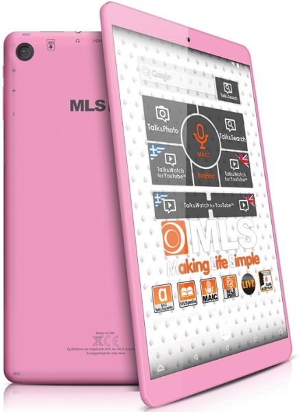 Tablet MLS Iqtab Rose 8'' IPS Quad Core 8GB Wifi BT GPS Android 5.1 ...