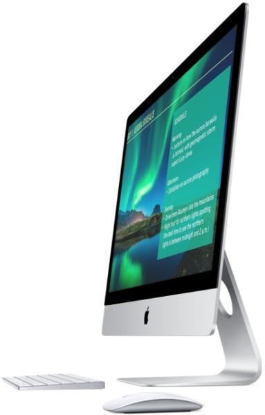 Apple Imac Mk462 27'' Retina 5K Intel Core I5 3.2ghz 8GB 1TB AMD Radeon ...