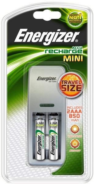 Energizer Mini Charger + 2xaaa Batteries - Φορτιστες μπαταριων (PER.912288)