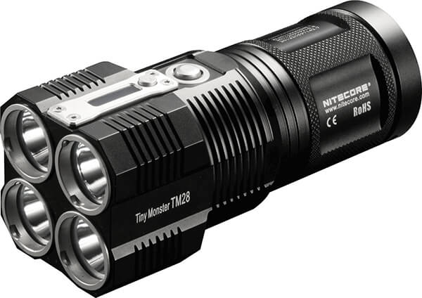 Φακος LED Nitecore Tiny Monster Tm28 6000lm + 4ximr18650 + Prot. Board ...