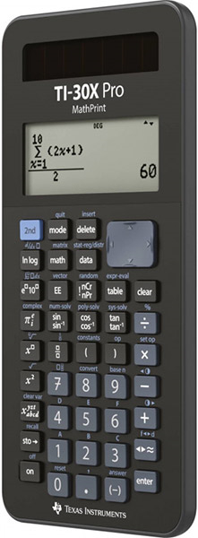 Texas Instruments TI 30X PRO Mathprint TI 30X PRO Mathprint ...