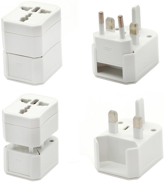 Pure Universal 5-in-1 Travel Adapter Worldwide Plugs Us/uk/eu/au ...