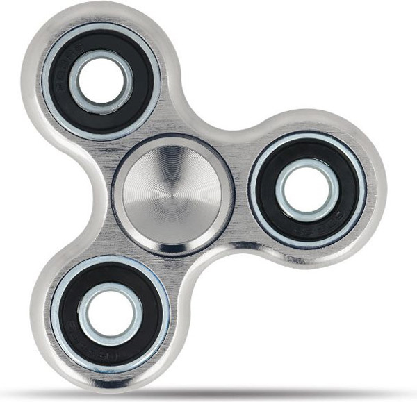Setty Metal Hand Fidget Spinner Silver - Fun gadgets (PER.939850)