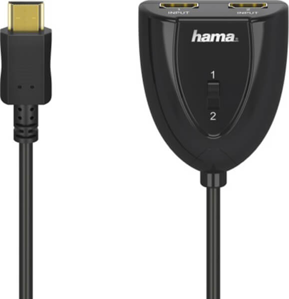 Hama 205161 Hdmi Switcher 2X1 Black - Converters (PER.941688)