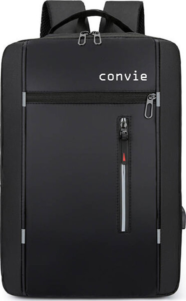 Convie Backpack Hw-1327 15.6 Black - Τσαντα notebook (PER.941780)