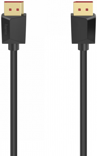 Hama 200699 Displayport Cable 8K Ultra HD Gold-plated Double-shielded 2 ...