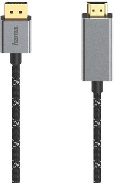 Hama 200506 Video Cable Displayport Plug - Hdmi Plug Ultra-hd 4k@60 HZ ...