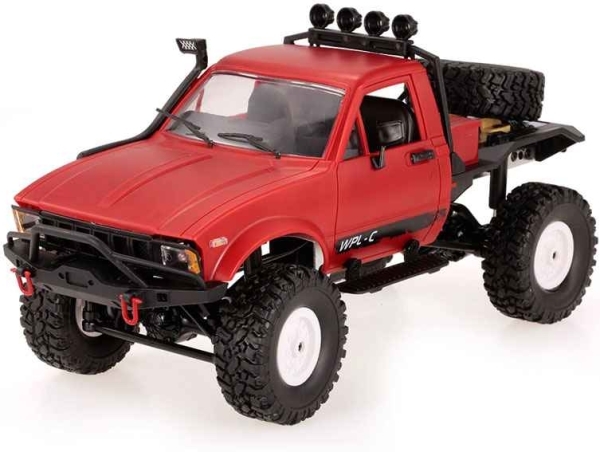 RC Pick UP 1:16 Wpl-c14r 4X4 RED - Μοντελισμος (PER.990985)