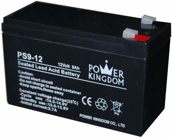 Power Kingdom Ps9-12 Μπαταρια Μολυβδου 12v/9ah - Ups batteries (PER.992720)