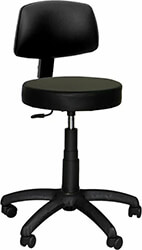 Osio Osc-1420a Τροχηλατο Σκαμπο Ιατρειου Με Πλατη ΚΑΙ Ρυθμιζομενο Υψος ...