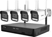 Srihome Nvs001 8-channels NVR + 4 Bullet Ipc065 5MP Wireless Waterproof ...