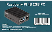 Raspberry PI 4B Armor Case 2GB Bundle - Raspberry (PER.222715)