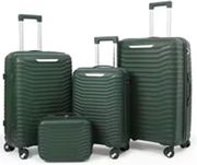 ΣΕΤ Βαλιτσες Με Ροδες Σκουρο Πρασινο 4τμχ - Lifestyle gadgets (PER.236520)