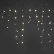 150 LED Σταλακτιτης Διαφανο Λευκο Επεκτεινομενο Σταθερο 60χ300εκ Εσωτ ...