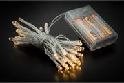 40 LED Μπαταριας Διαφανο Λευκο Σταθερο 2μετρα - Χριστουγεννιατικα (PER ...
